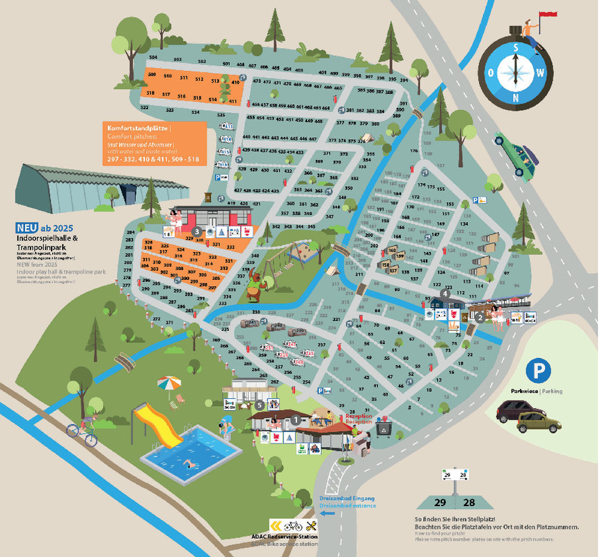 Camping Kirchzarten im Schwarzwald - Platzinfo